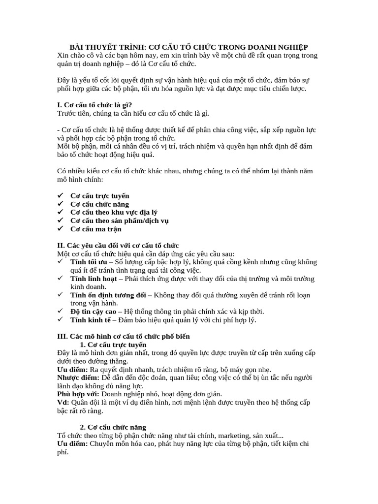 BÀI THUYẾT TRÌNH QTH | PDF