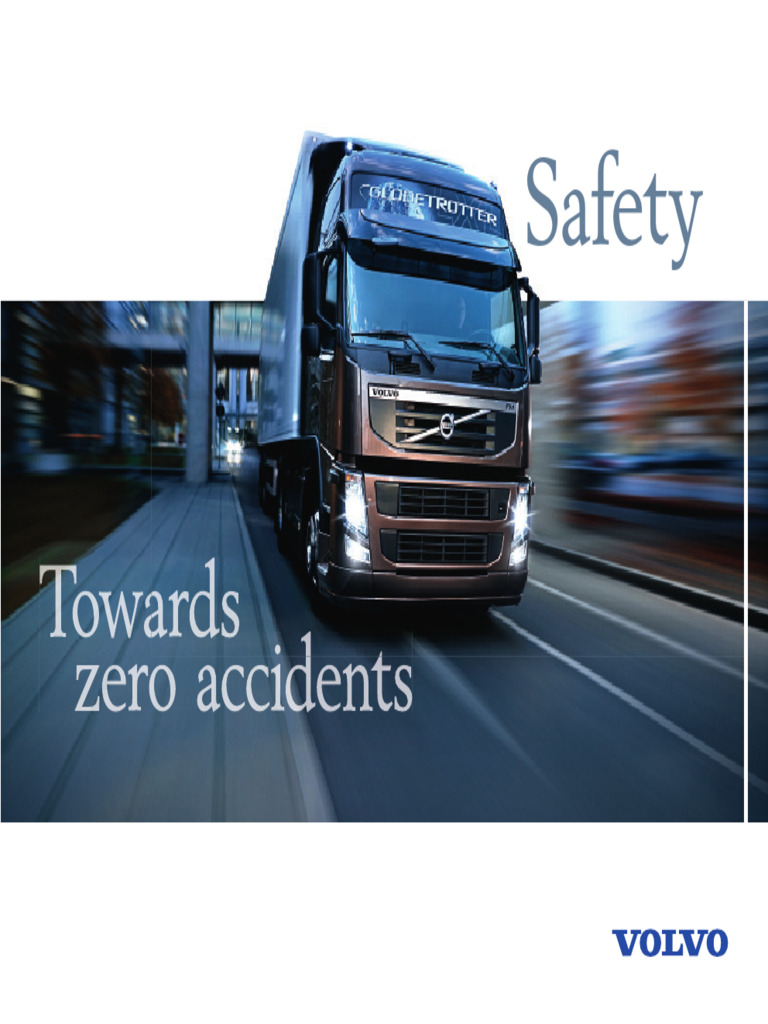 Volvo Safety Towards Zero Accidents - Safety Brochure | PDF | Safety | Bus