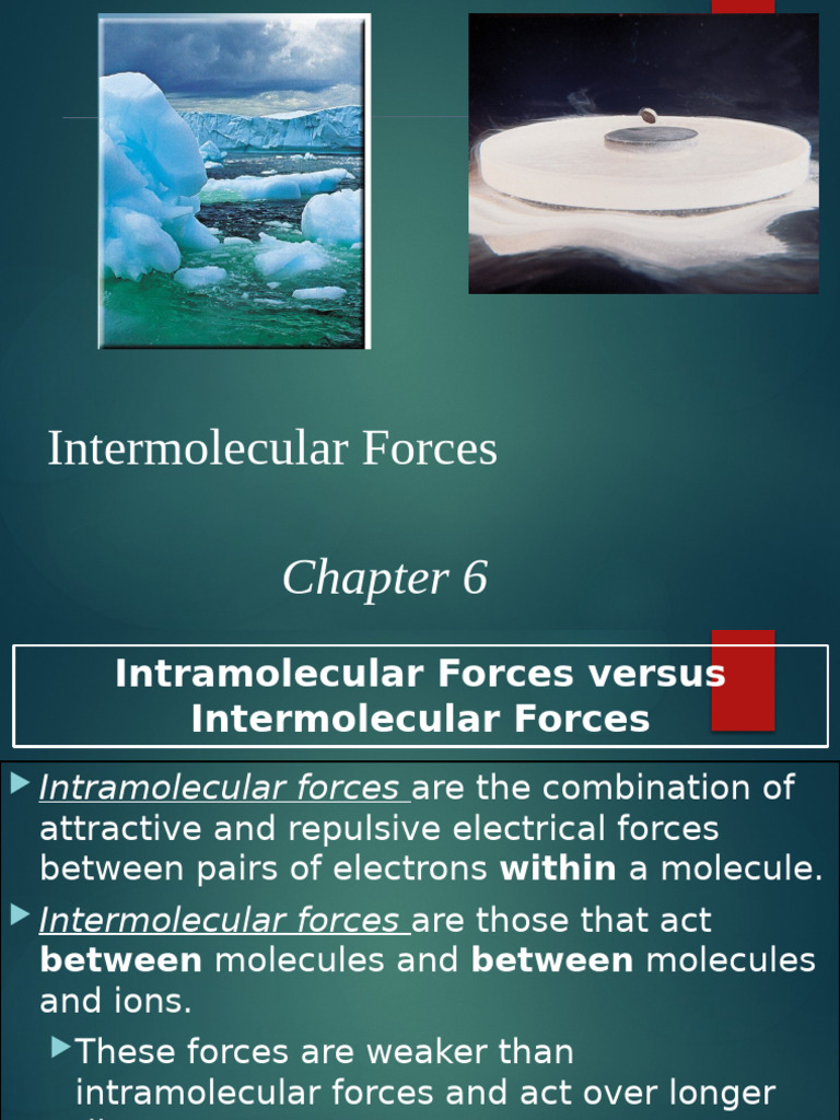 01 Intermolecular Forces (1) | PDF | Intermolecular Force | Chemical ...