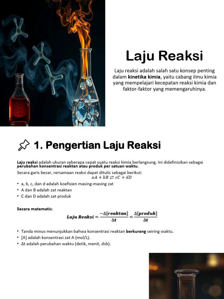 Minggu 12. Laju Reaksi | PDF
