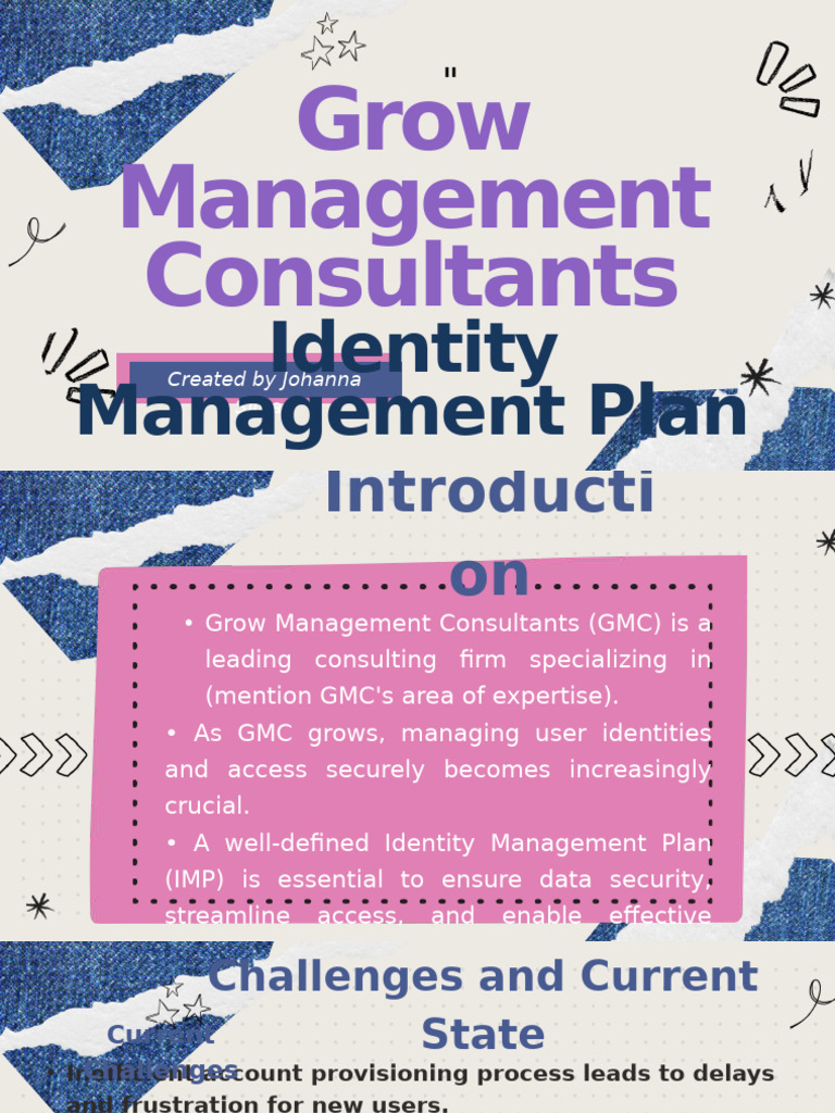 GMC Identity Management Plan Overview | PDF | Access Control | Cyberwarfare