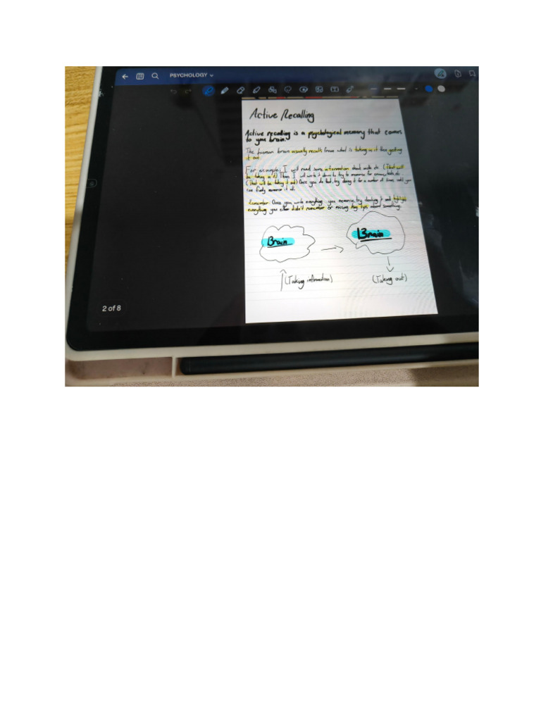 Active Recalling | PDF