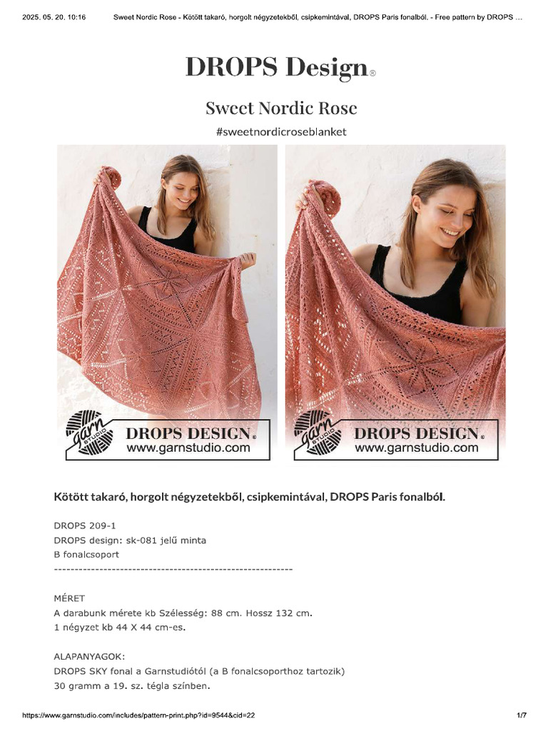 Sweet Nordic Rose | PDF