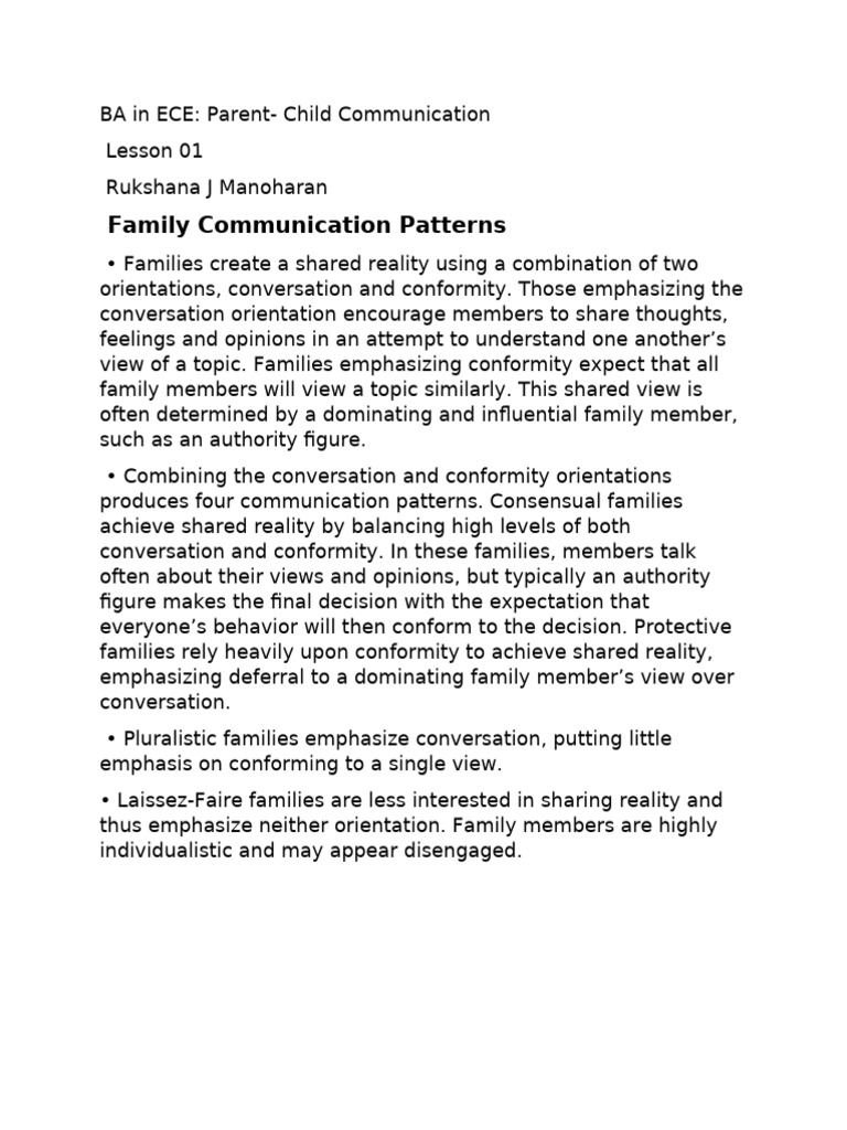 Impact of Technology on Family Dynamics | PDF | Family | Parenting
