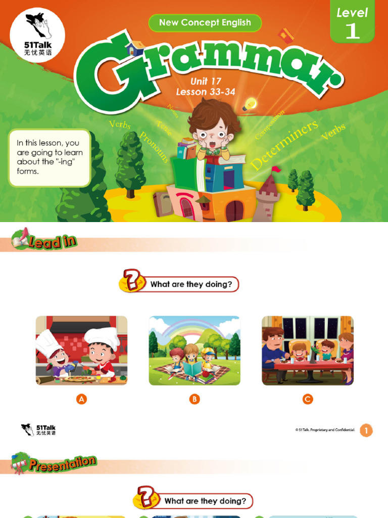 Grammar Unit 17 Lesson 33 To 34 | PDF