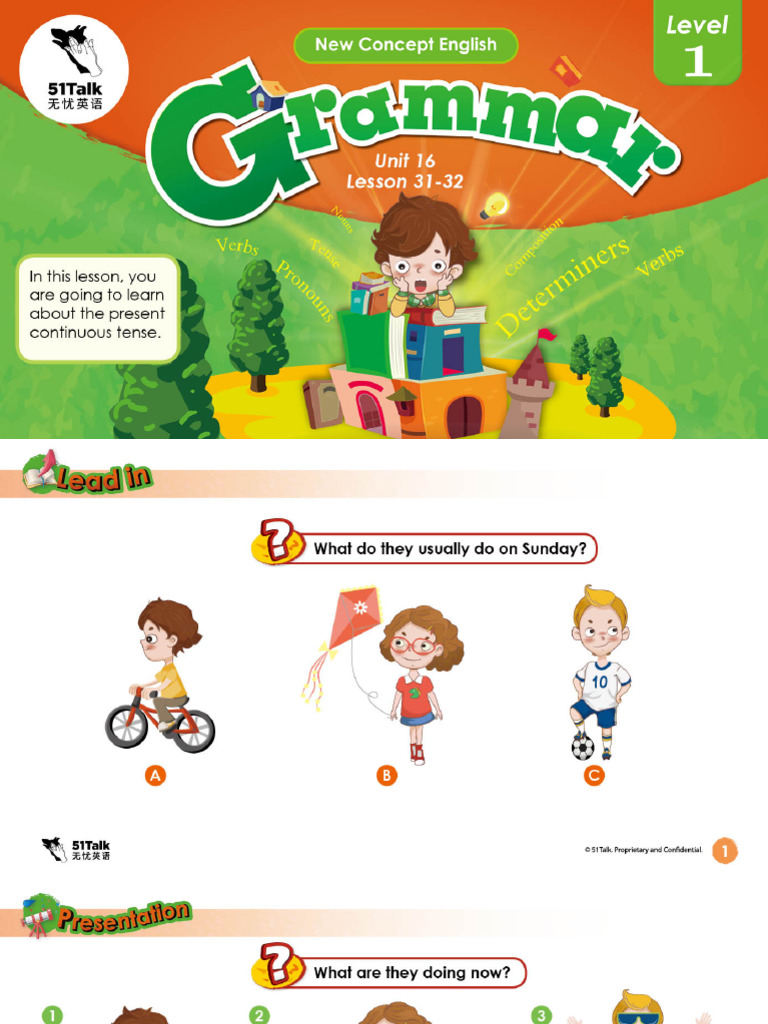 Grammar Unit 16 Lesson 31 To 32 | PDF