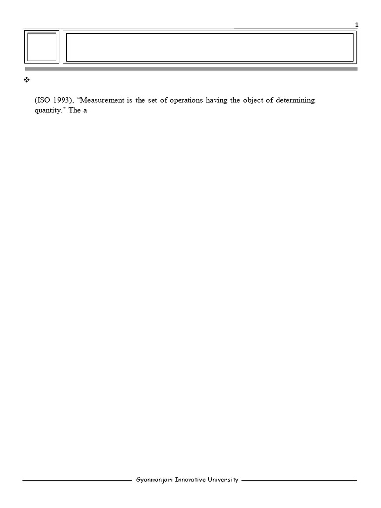 Measurement and Metrologysem - 4 | PDF | Measurement | Accuracy And ...