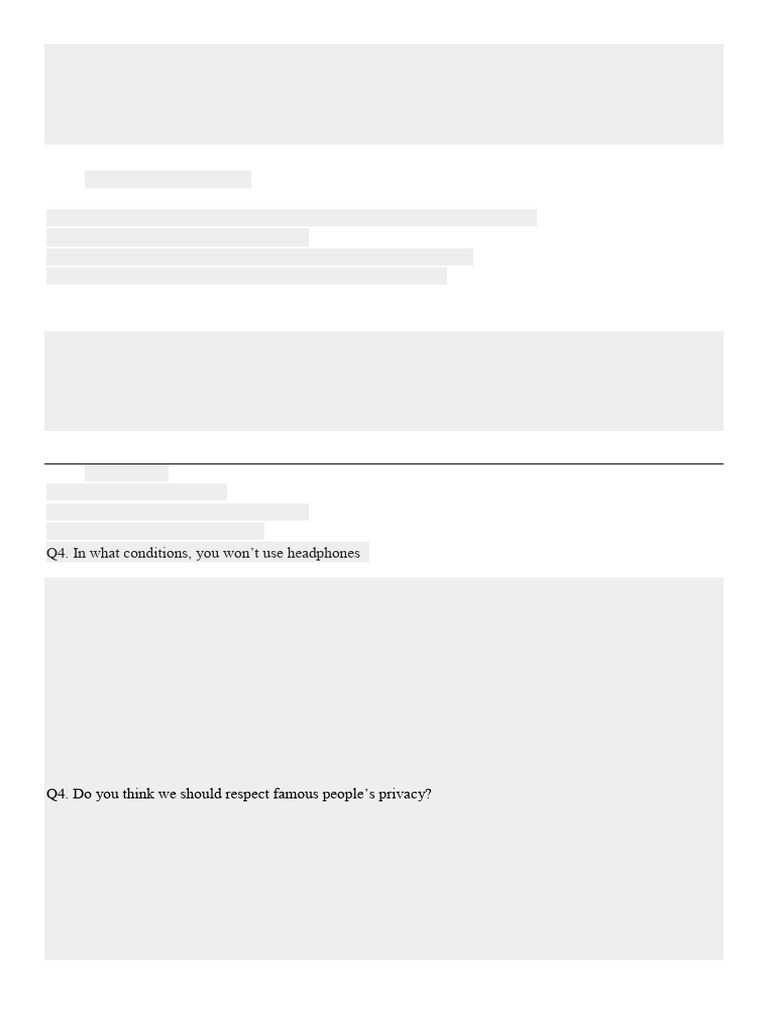 IELTS Speaking Question | PDF