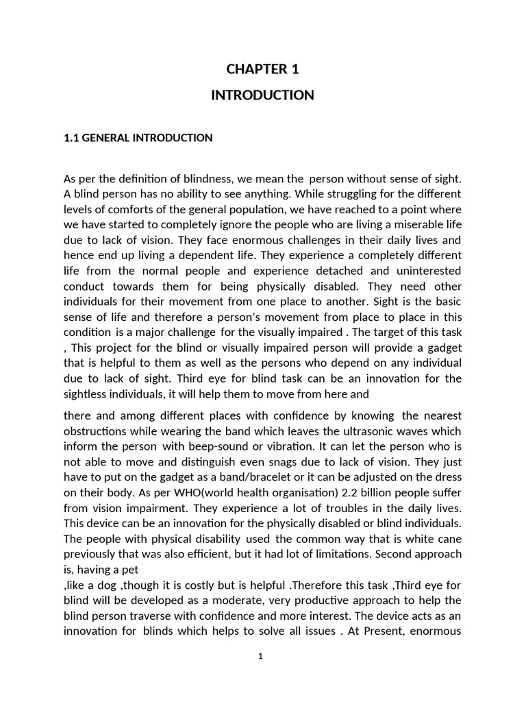 Obstacle Detector For The Blind Report - 034354 | PDF | Printed Circuit Board | Electrochemistry