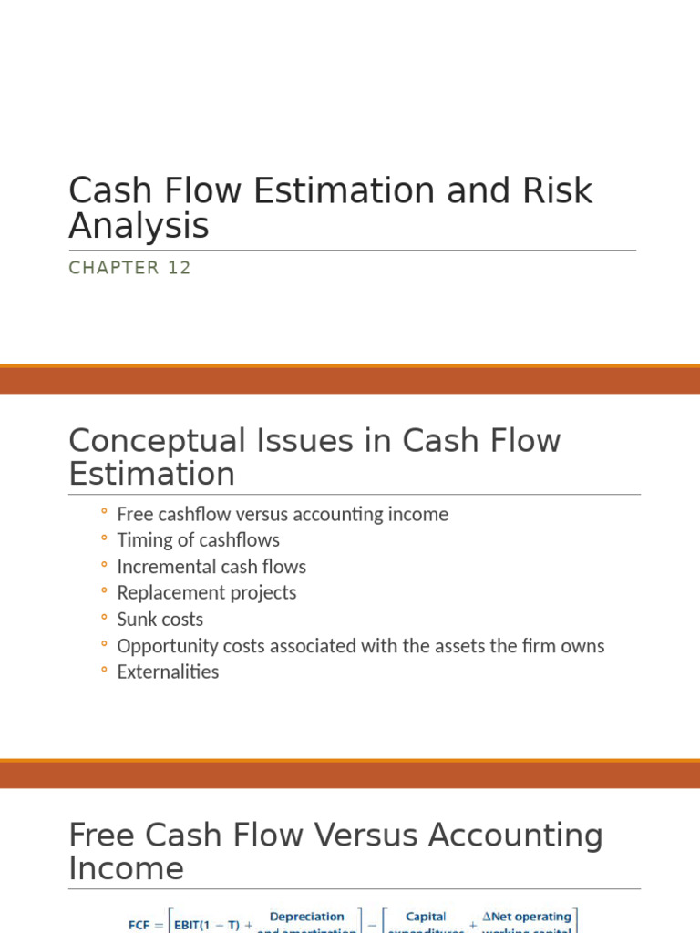 Chapter 12 Cash Flow Estimation and Risk Analysis | PDF