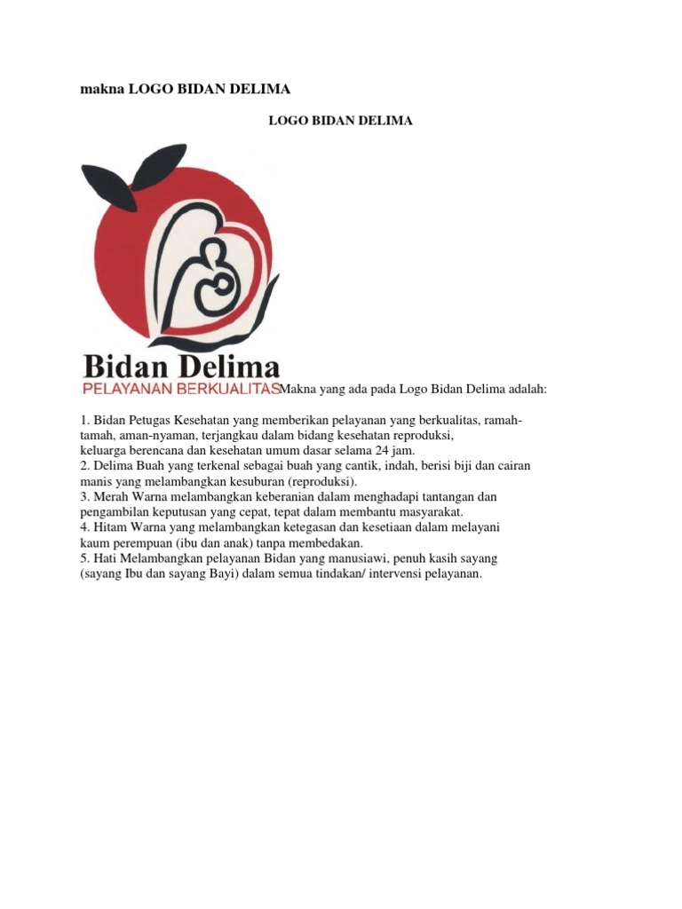 Makna Logo Bidan Delima | PDF