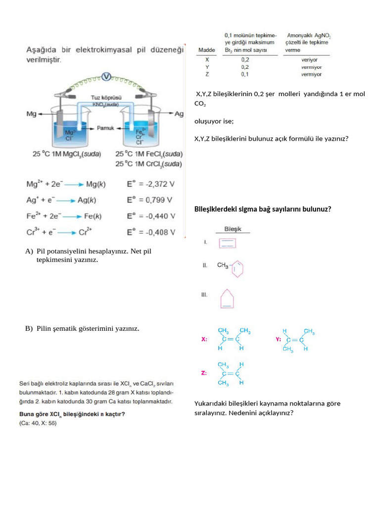Aksu Fen Li̇sesi̇ Ki̇mya Dersi̇ 2.2 | PDF