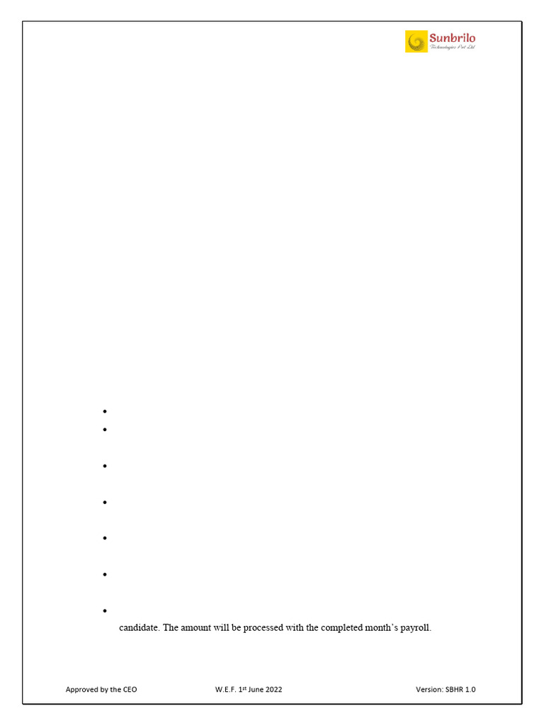 Employee Referral Policy Overview | PDF | Recruitment | Employment