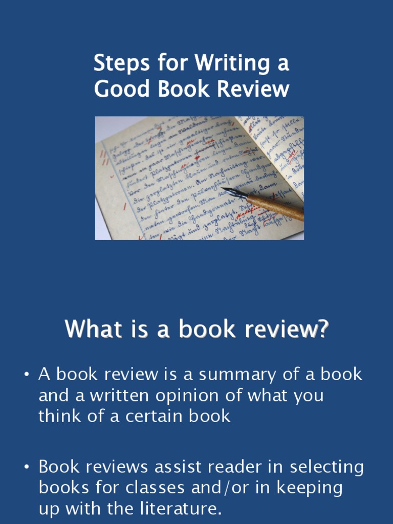 How to Write an Effective Book Review | PDF