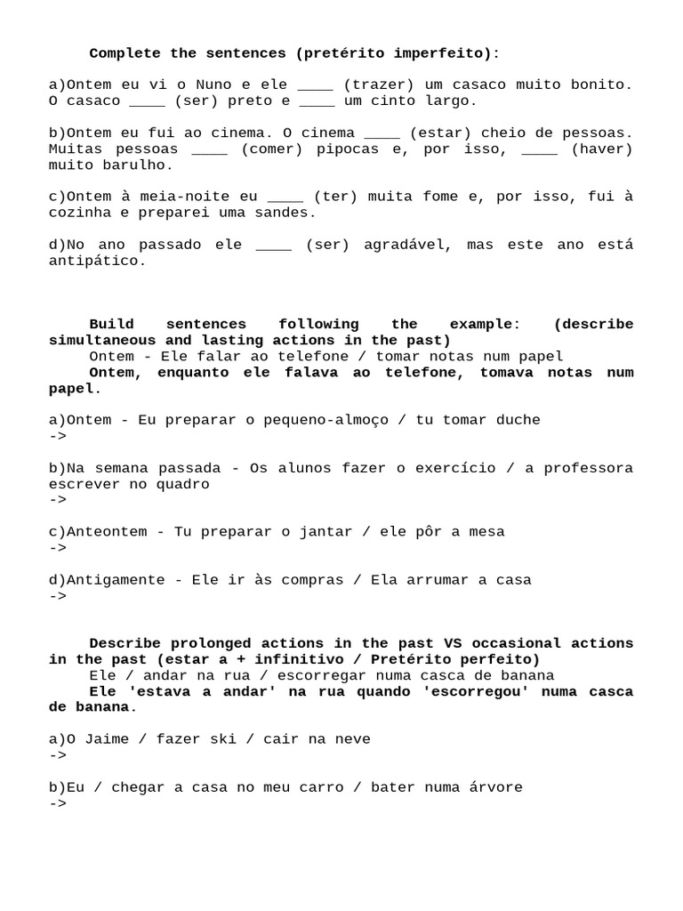 Perf + Imp, Demonstrative | PDF