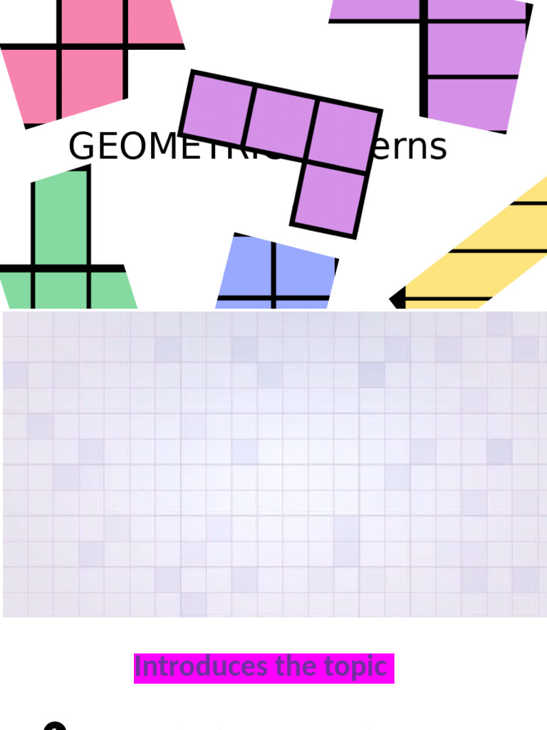 Colorful Geometric Transformations Math Presentation | PDF