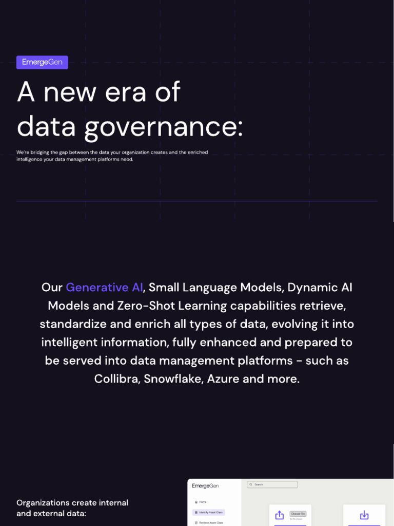 Solve Unstructured Data EmergeGen | PDF | Artificial Intelligence | Intelligence (AI) & Semantics