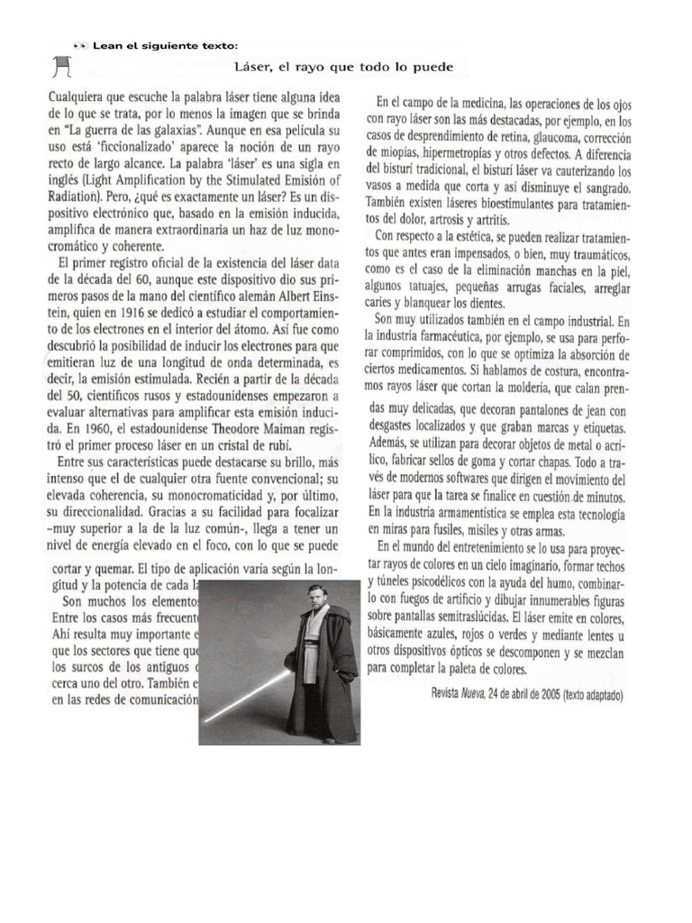 Texto Explicativo Ejercicio Completo | PDF