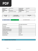 Furniture Quality Control Checklist - Sheet1 | PDF