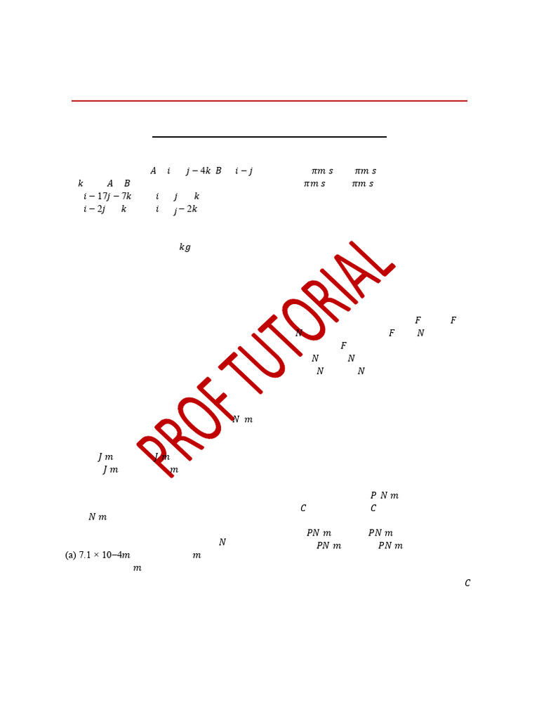 Original Phy 101-Prof Tutorials | PDF | Force | Collision