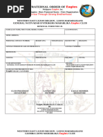 2025-2026 Lions Club Officer Form | PDF
