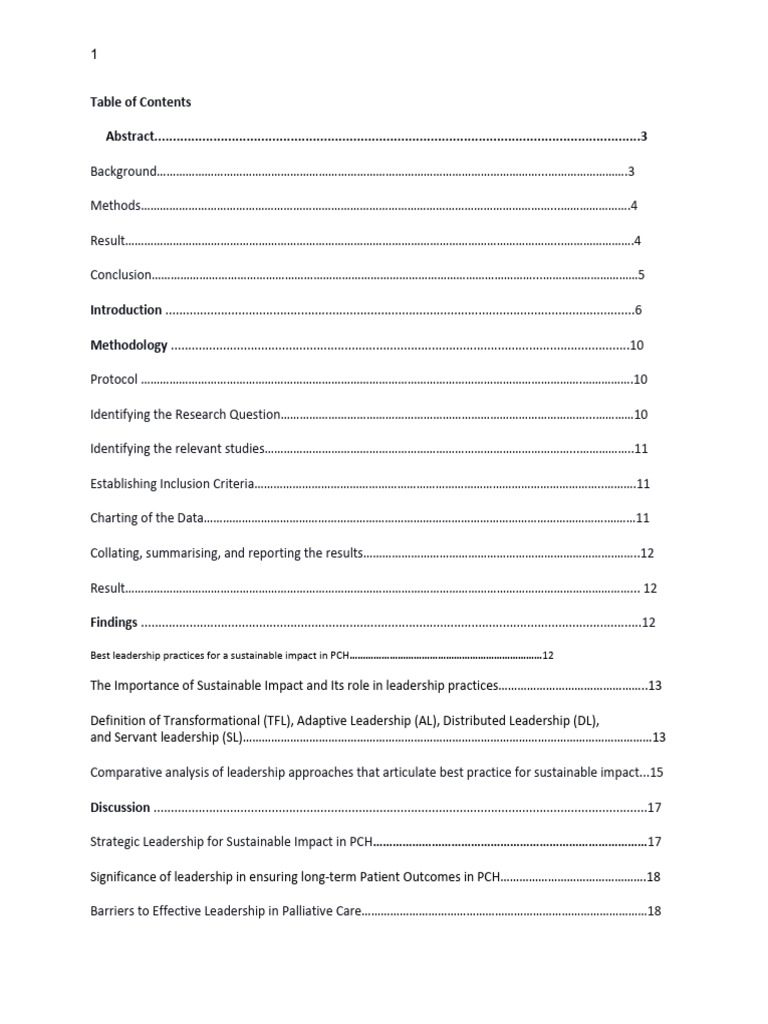 Masters Research Project | PDF | Palliative Care | Systematic Review