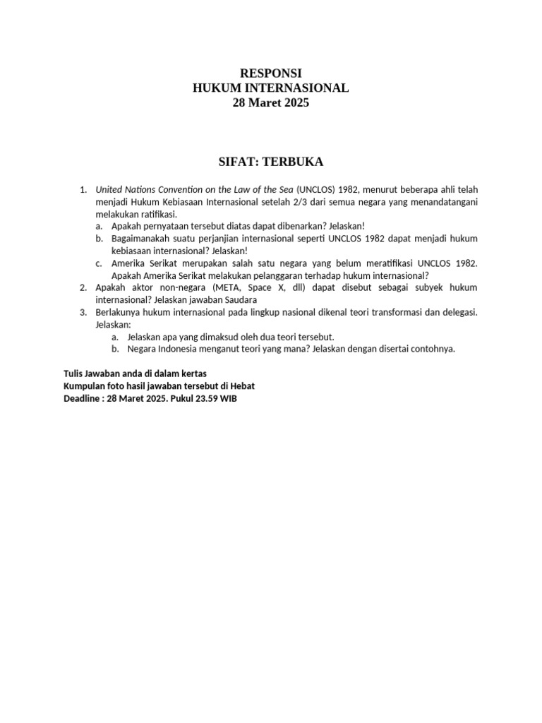 Responsi Hi Gasal 2024-2025 | PDF