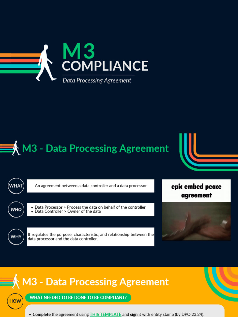 M3 - Data Processing Agreement | PDF | Computing