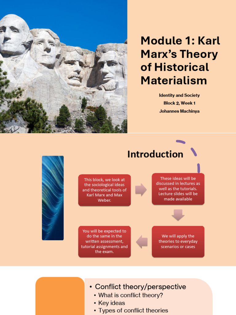 Module 1 - Karl Marx's Theory of Historical Materialism | PDF | Karl ...
