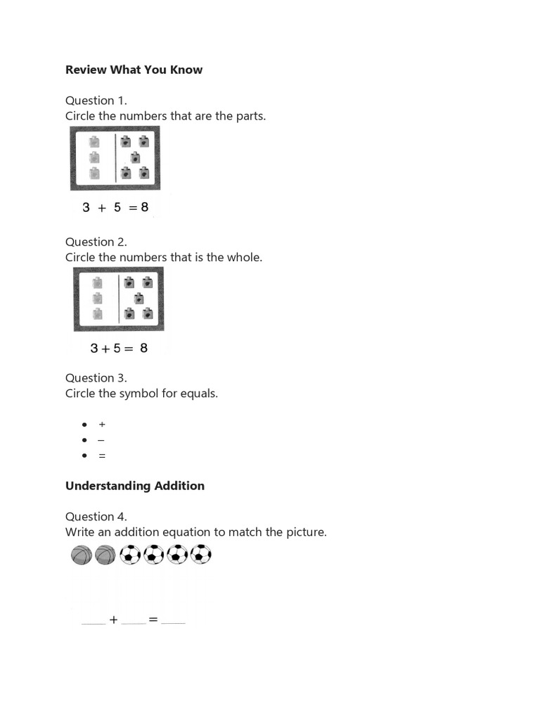Topic 2 - Fluently Add and Substract Within 10 | PDF | Cognition | Learning
