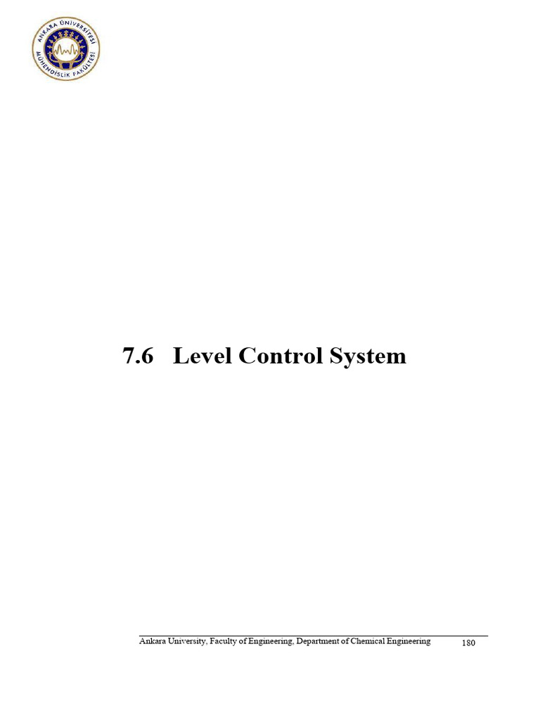 Lab Manuel Level Control | PDF | Flow Measurement | Control Theory