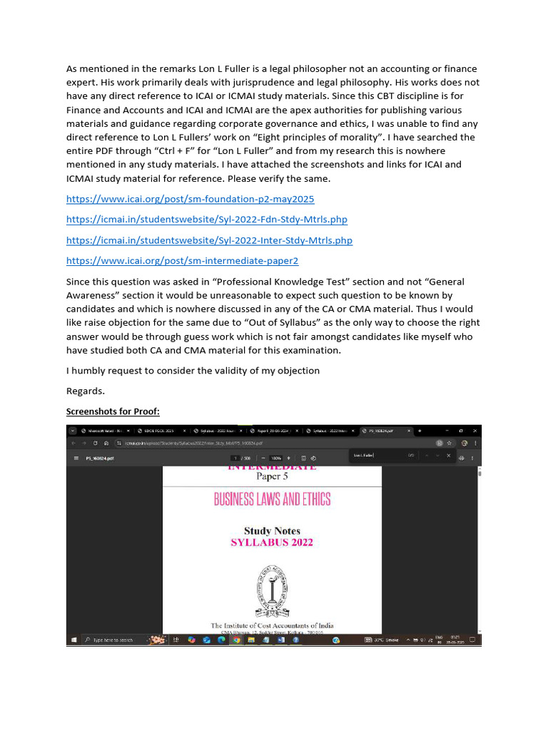 Screenshot and Links For Proof | PDF