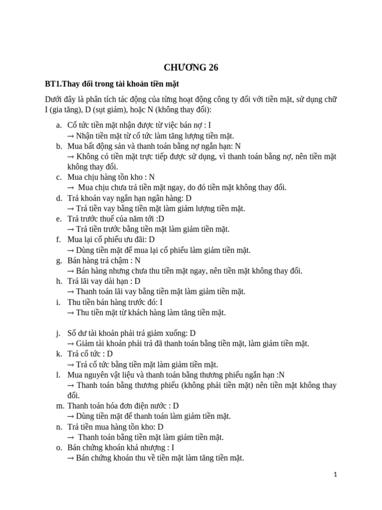 TCDN - Chương 26 | PDF