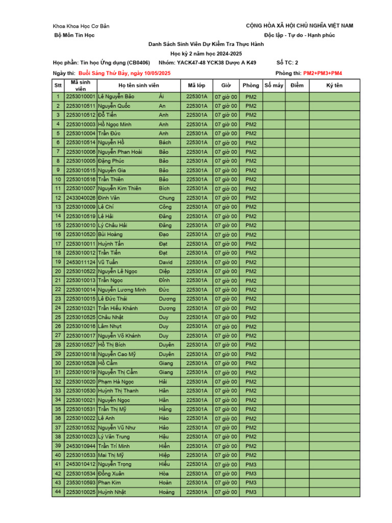 DS Duthi Tinhocungdung | PDF