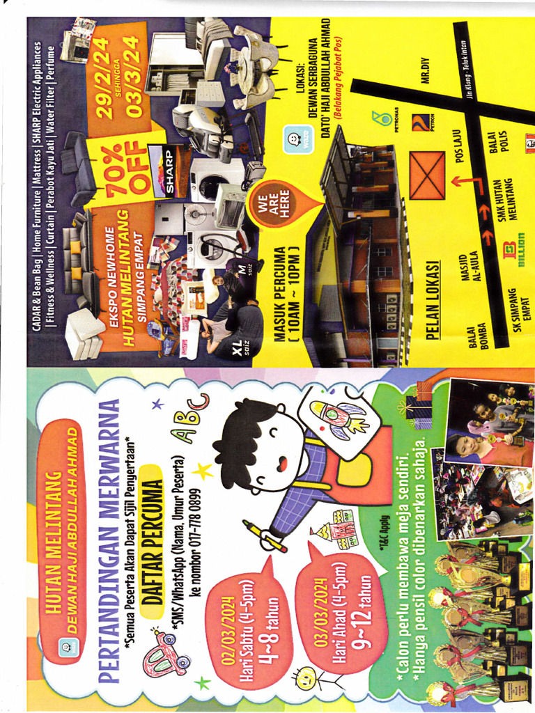 Pertandingan Mewarna - Ekspo Newhome (HM) - 2-3 Mac 2024 | PDF