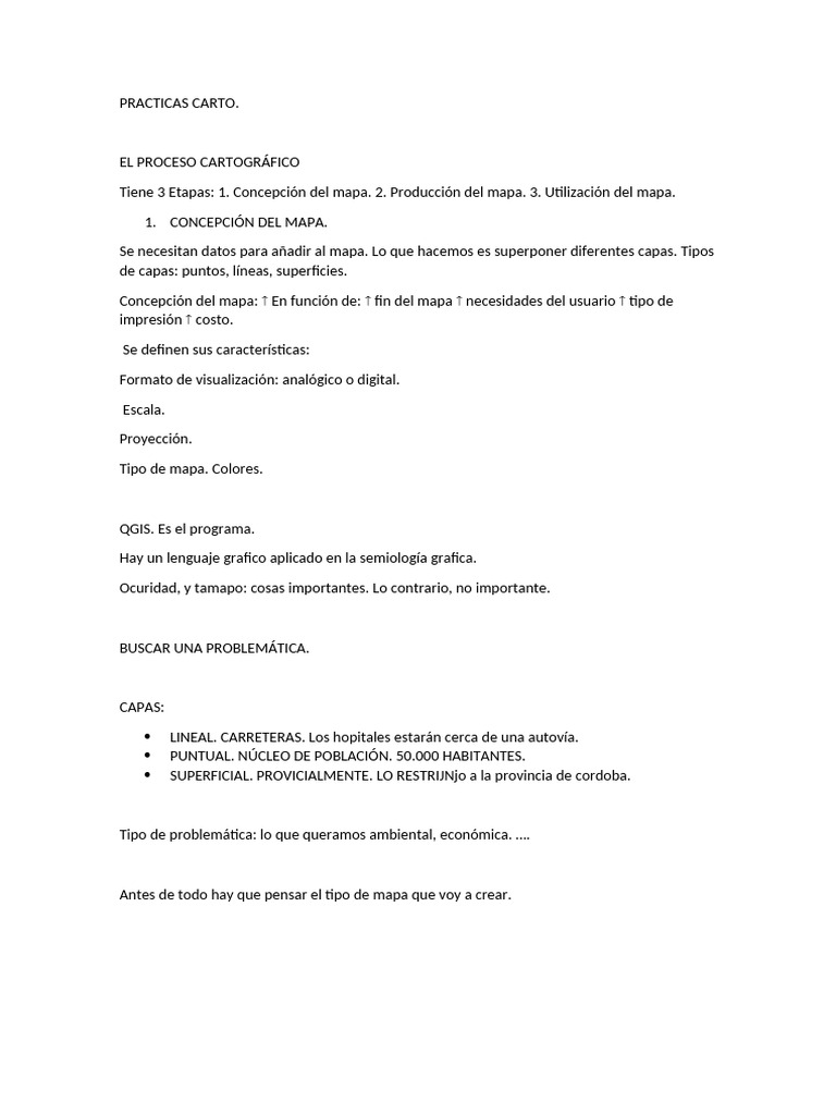 Practicas Carto | PDF | Mapa | Sistema de información geográfica