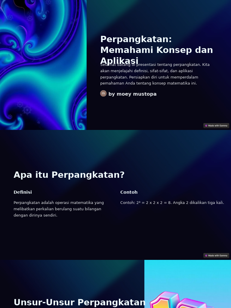 Perpangkatan Memahami Konsep Dan Aplikasi | PDF