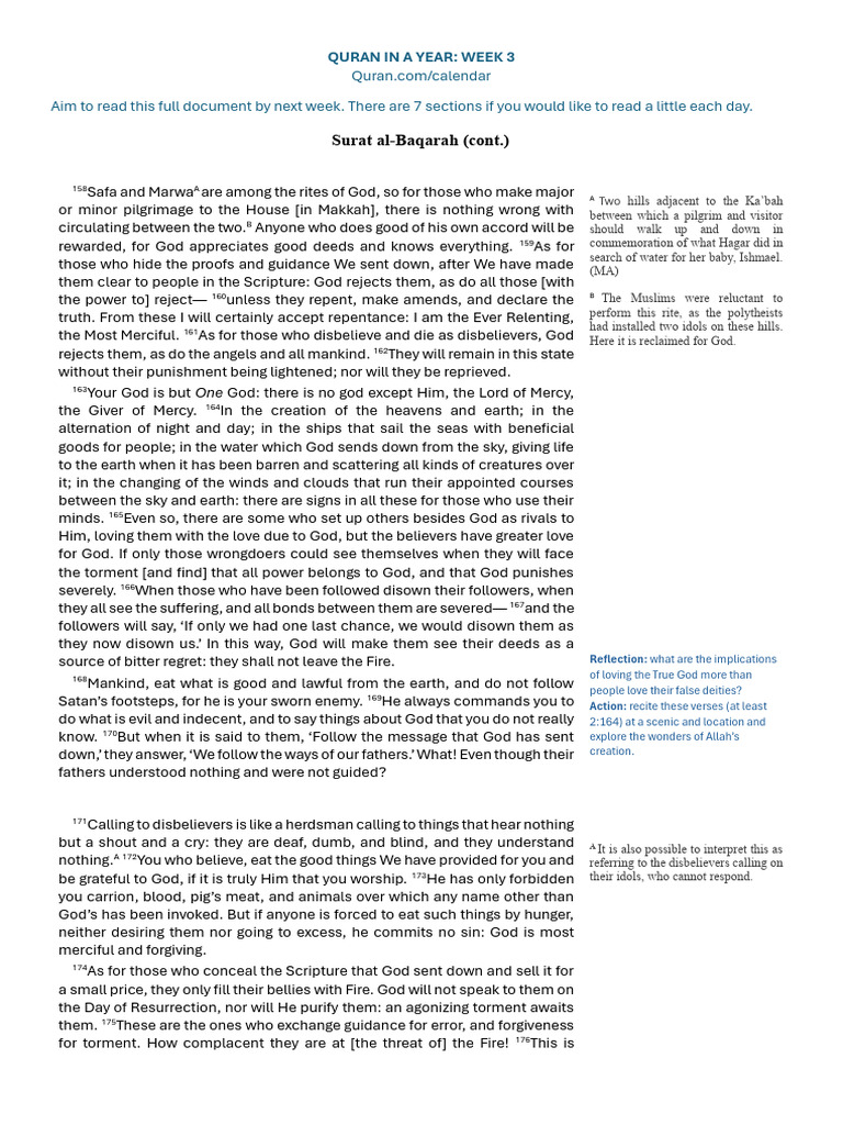 GQC - Week 03 | PDF | Hajj