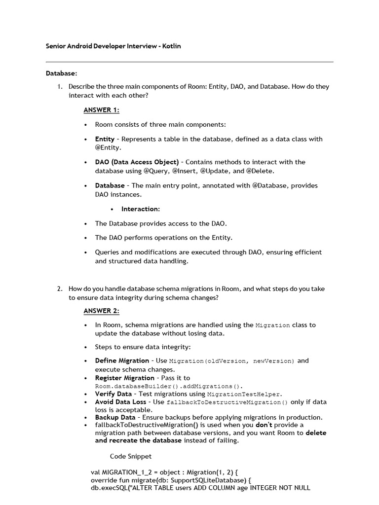 Interview Questions - Senior Position - Android - Kotlin - ANSWERS ...