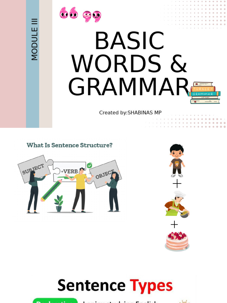 Basic Grammar | PDF