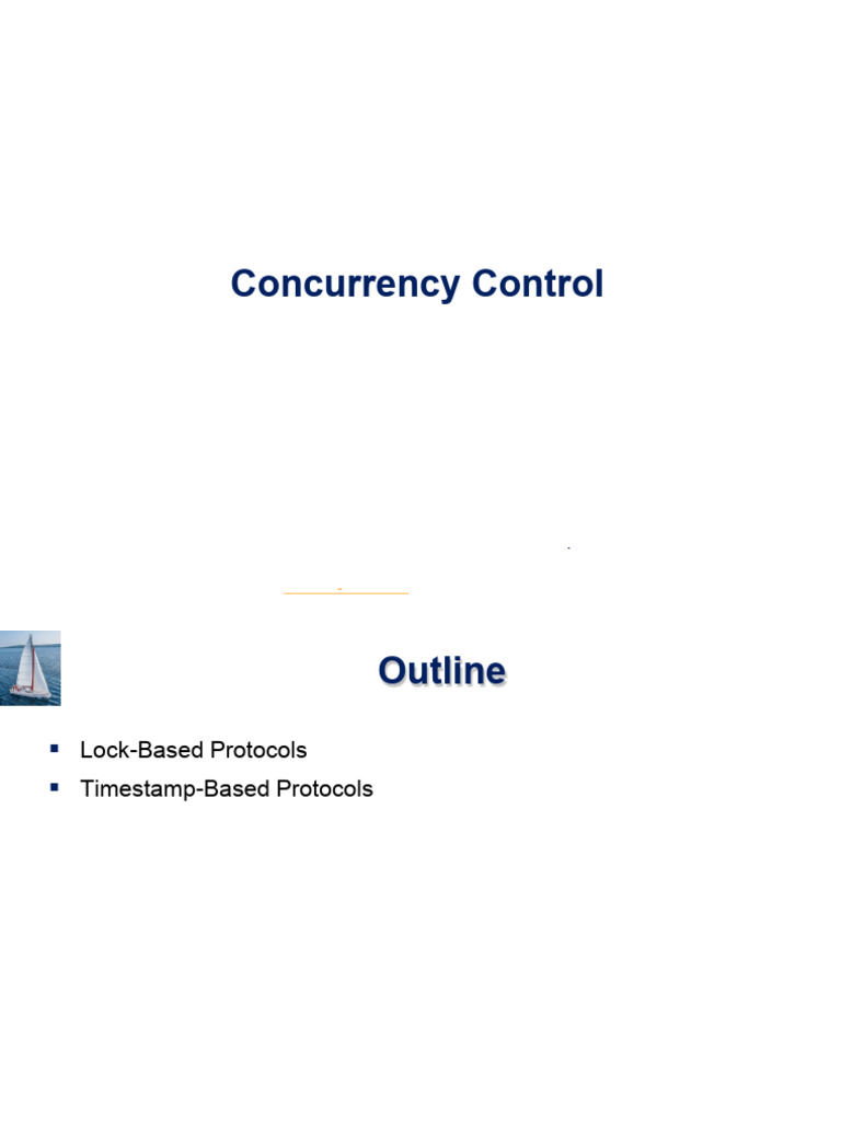 ADB Course Chapter - 5.2 Concurrency Control | PDF | Database ...