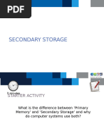 IGCSE Computer Science: Secondary Storage | PDF | Computer Data Storage ...