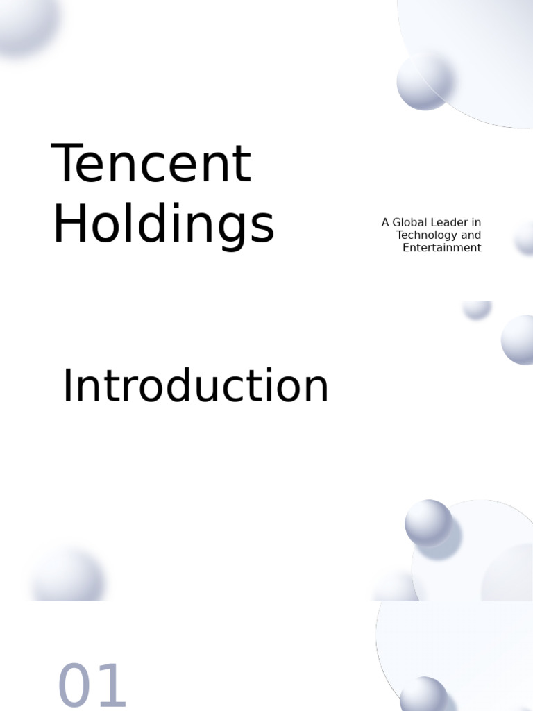 Tencent Holdings: Global Tech Leader | PDF | Tencent | We Chat