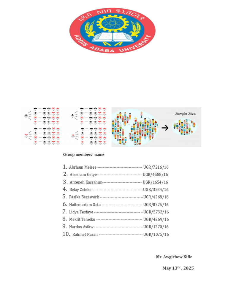 group assignment on biostatistics | PDF | Medicine | Health Care