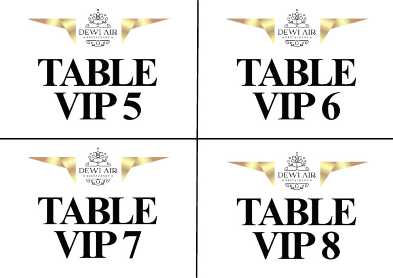 Table Vip 2 | PDF