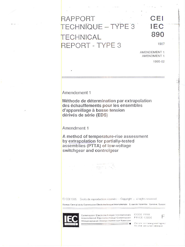 IEC890-Temperature Rise | PDF