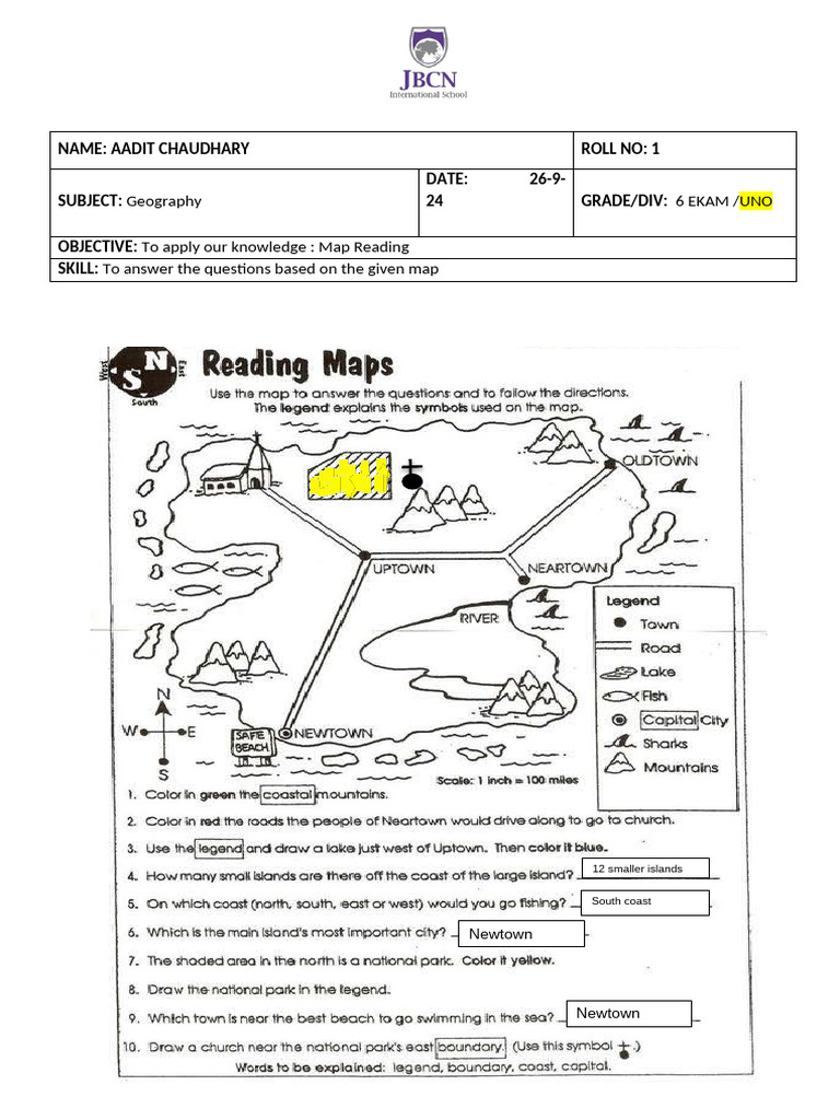 Map Reading | PDF