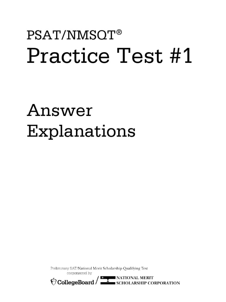 PSAT - 1 Answers | PDF | Emma (Novel) | Species