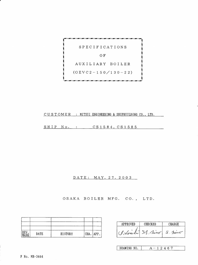 Composite Boiler Specification | PDF | Boiler | Energy Technology