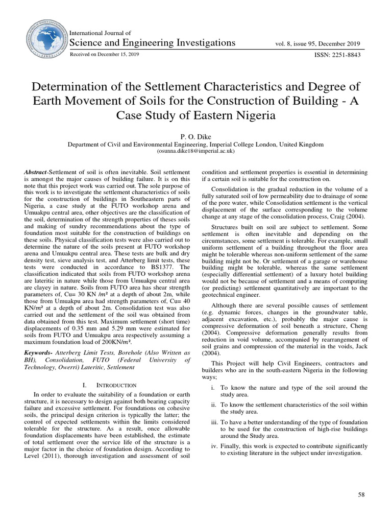Determination_of_the_Settlement_Characteristics of soils | PDF | Soil